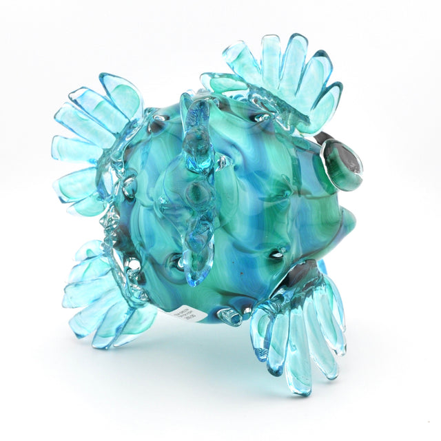 Glass Puffer Fish Aqua Green