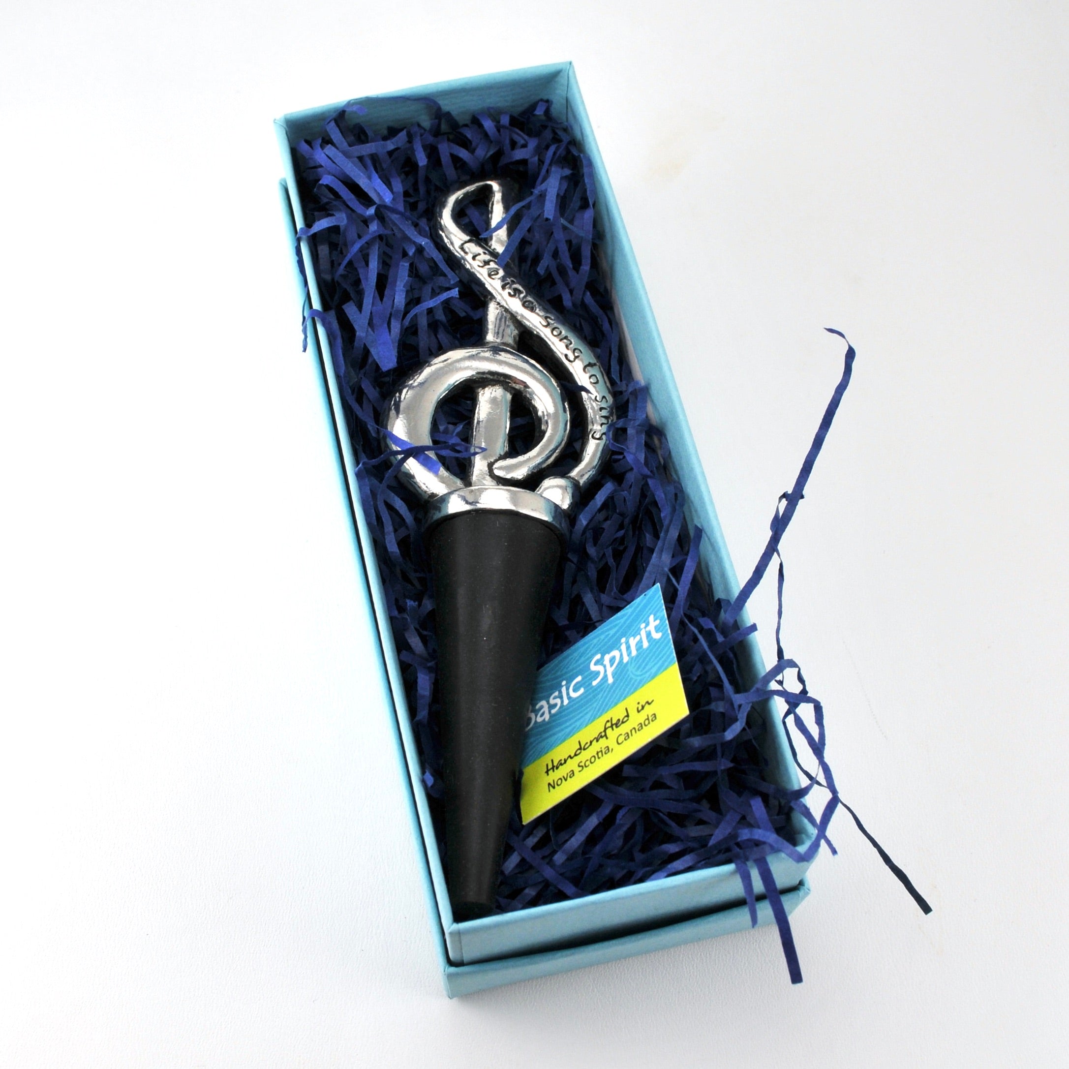 Treble Clef Bottle Stopper