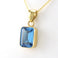 Alchemía Blue Topaz Rectangle Pendant