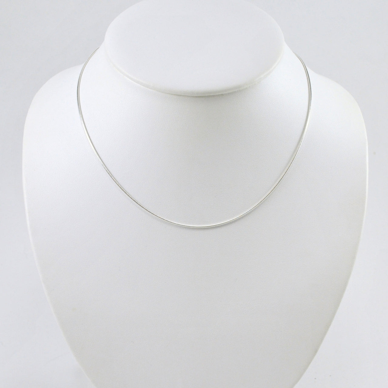 Sterling Silver 16 Inch Snake 025 Chain