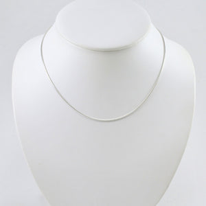 Sterling Silver 16 Inch Snake 025 Chain